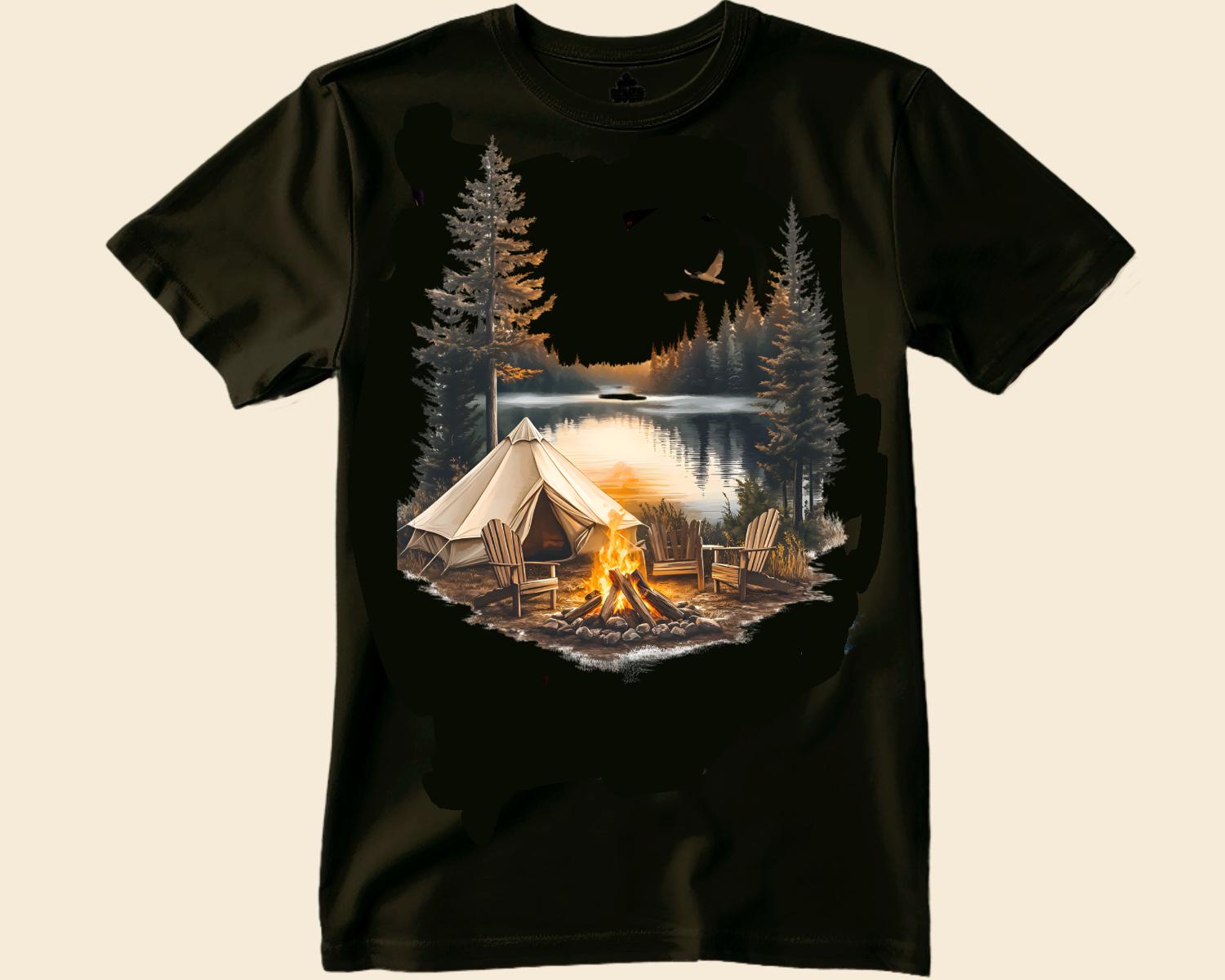 Lake Camp PNG Sublimation Design Summer Adventure PNG Clipart Forest ...