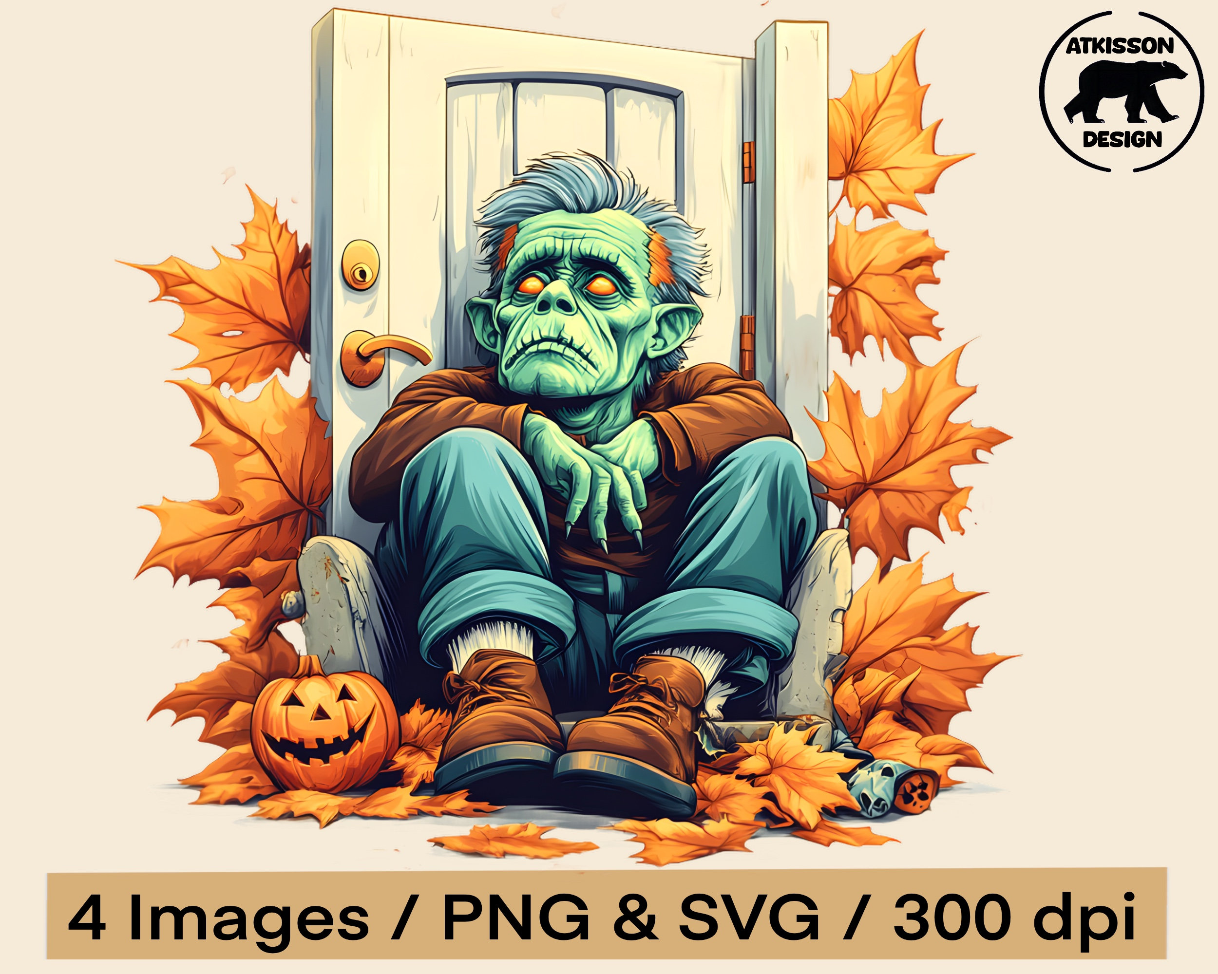 Frankenstein Monster Clipart Halloween PNG Classic Monster Vector ...
