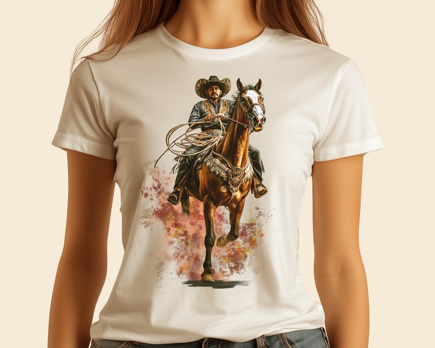 Vaquero Riding a Horse PNG Sublimation Design Mexican Cowboy PNG ...