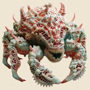 Monster Clipart Scary Creature PNG Fantasy Beast SVG Vector Creepy ...