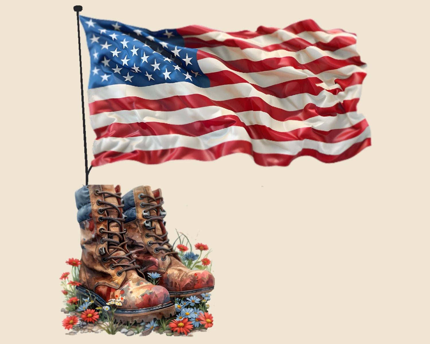 American Flag Png Memorial Day Clipart Stars and Stripes Remembrance ...