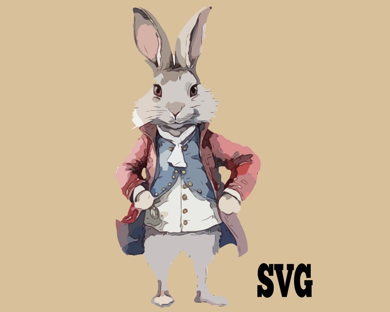 PNG, SVG White Rabbit, Vtuber Asset, Alice in Wonderland, All on ...