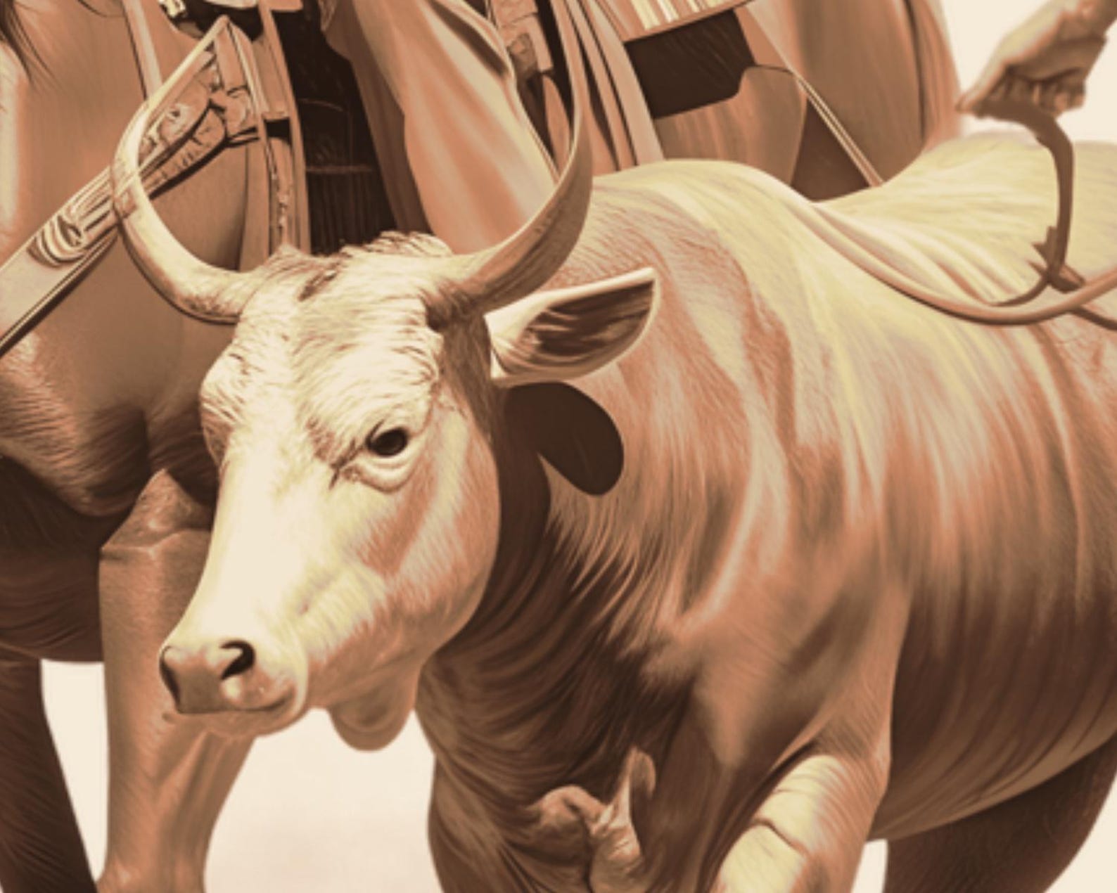 Cowboys Roping PNG Image Team Roping Digital Drawing Working Cow Horse ...