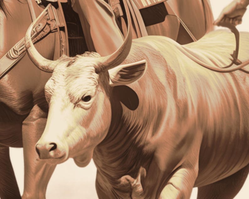 Cowboys Roping PNG Image Team Roping Digital Drawing Working Cow Horse ...