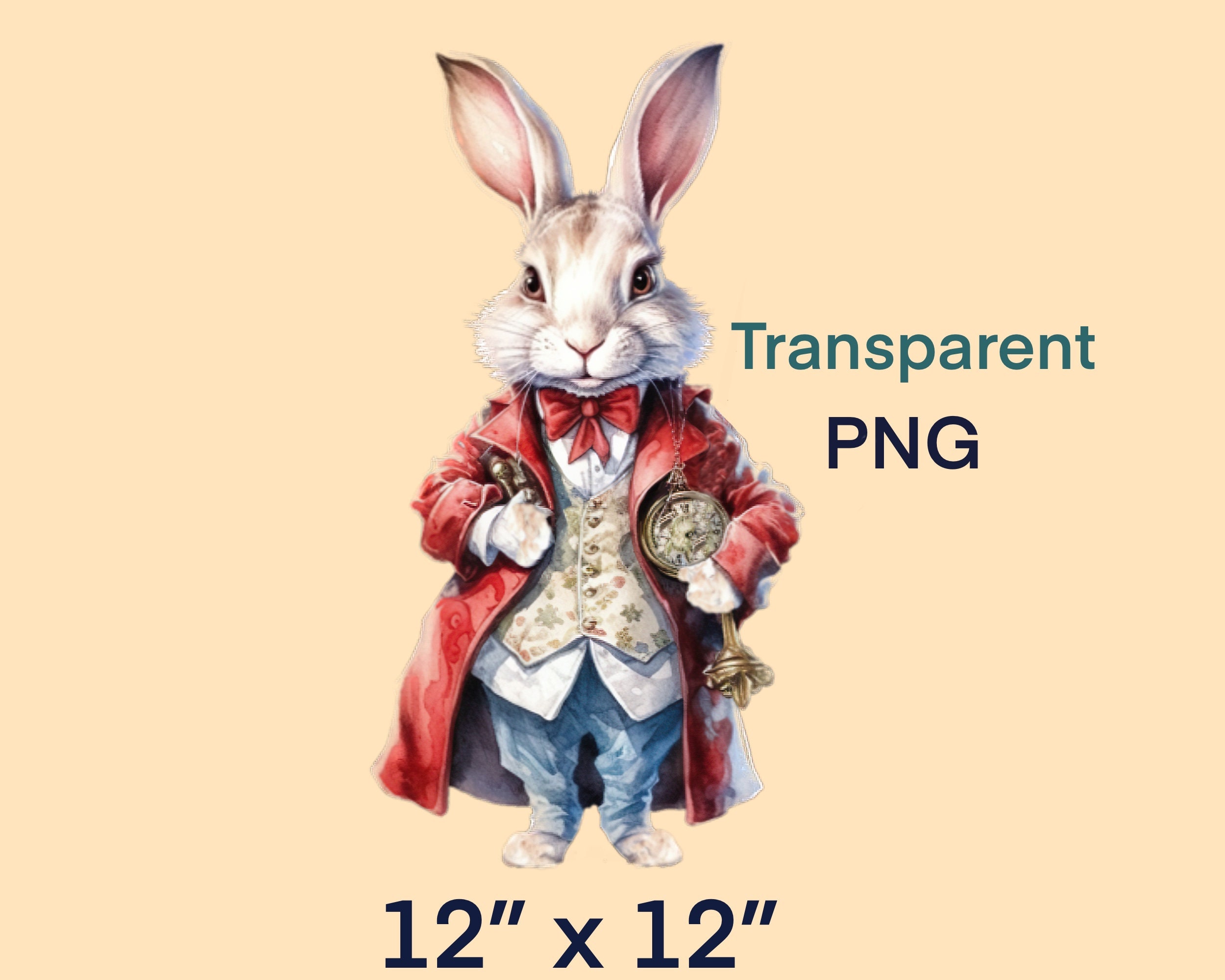 PNG, SVG White Rabbit, Vtuber Asset, Alice in Wonderland, All on ...