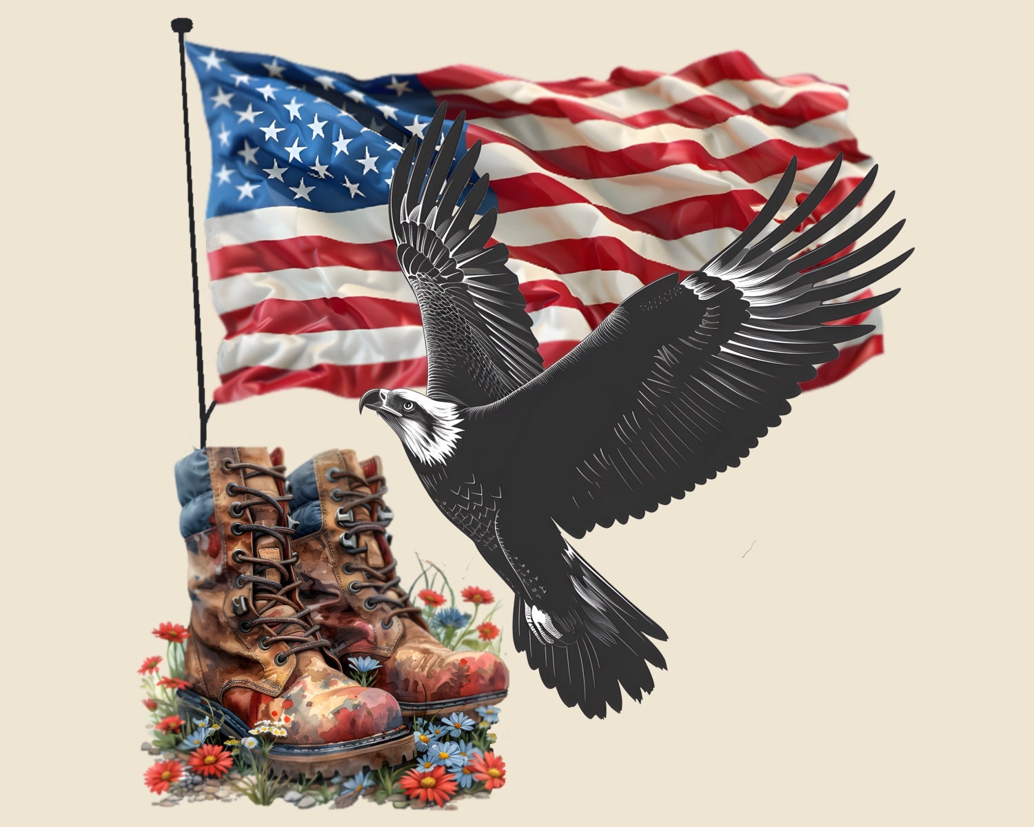 American Flag Png Memorial Day Clipart Stars and Stripes Remembrance ...