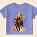 Cowboy Dad Riding Horse With Son PNG Sublimation Graphic Fathers Day ...