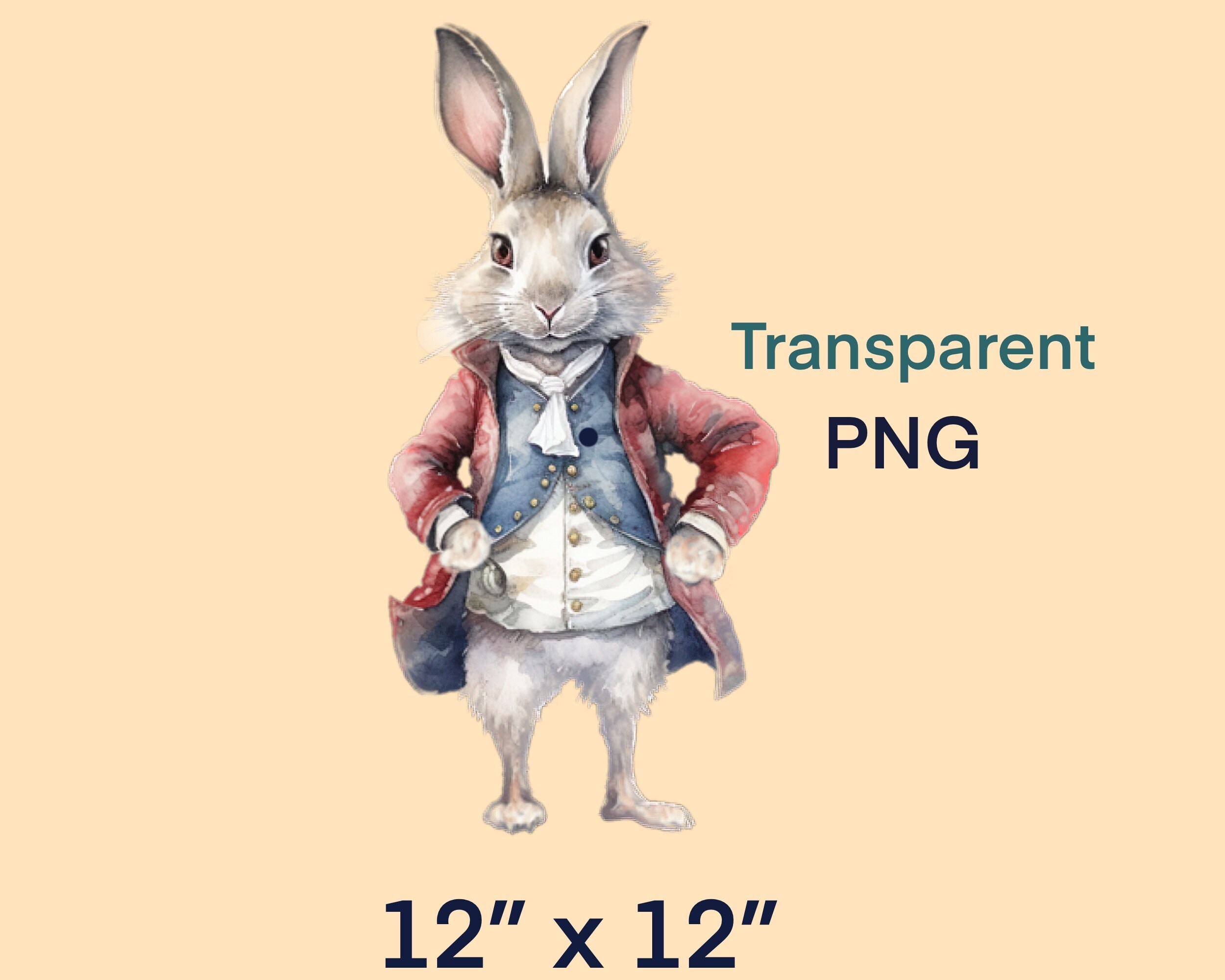 PNG, SVG White Rabbit, Vtuber Asset, Alice in Wonderland, All on ...