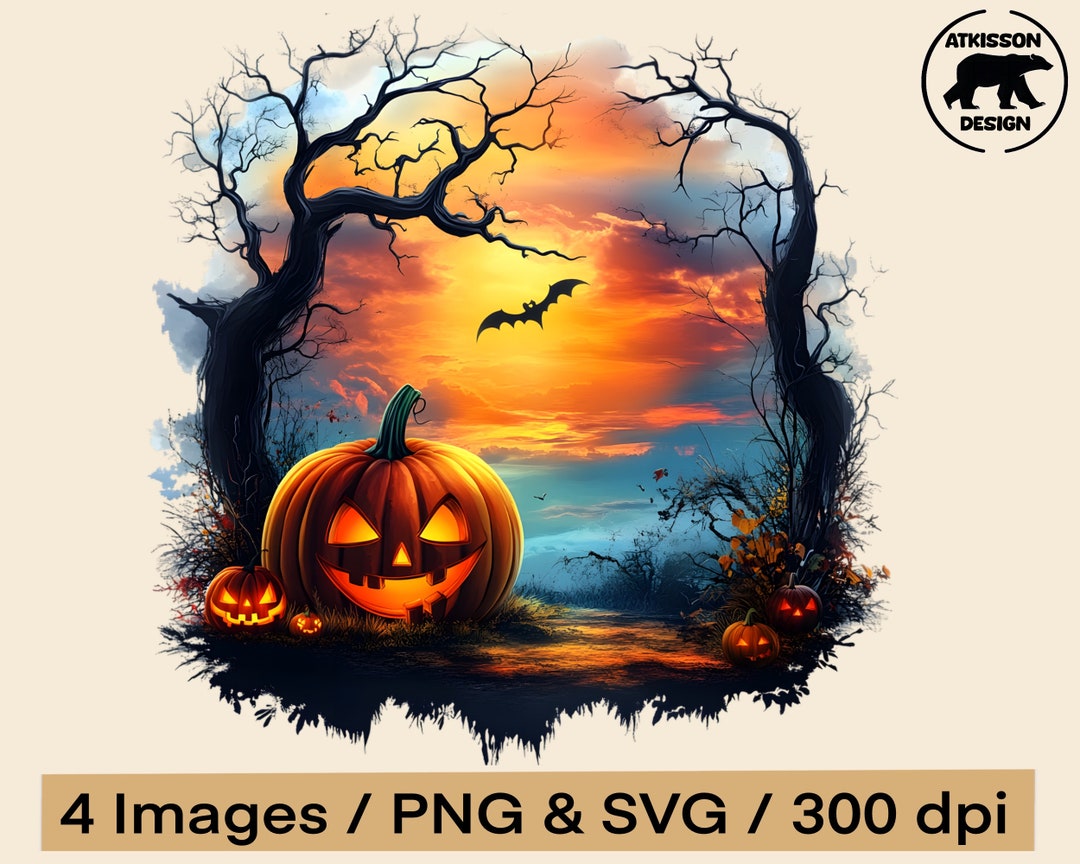 Jack-o-lantern Clipart Pumpkin Vector SVG Halloween Clip Art Dark ...