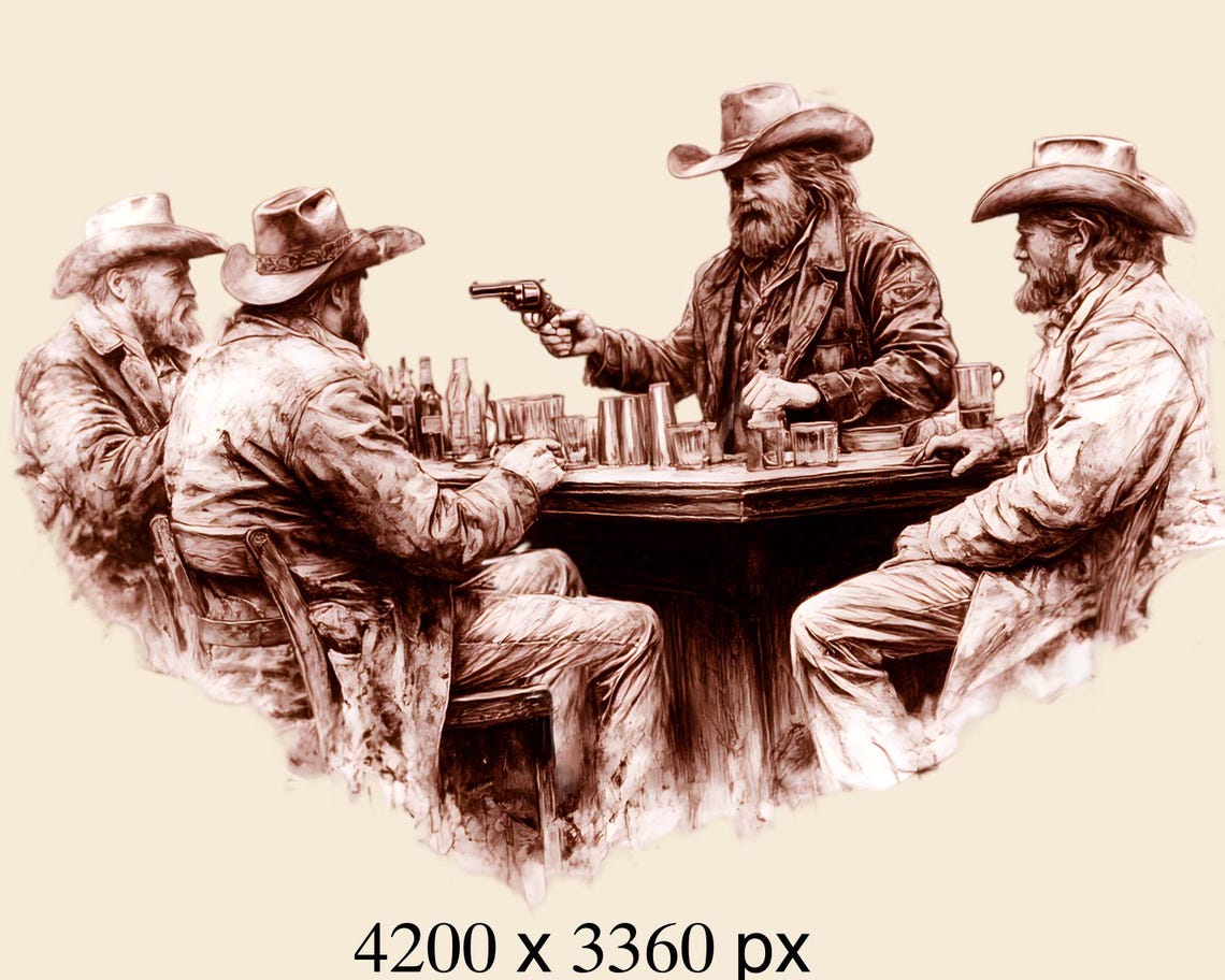Western Saloon Clipart Cowboy PNG Images Dance Hall Bar Girl Picture ...