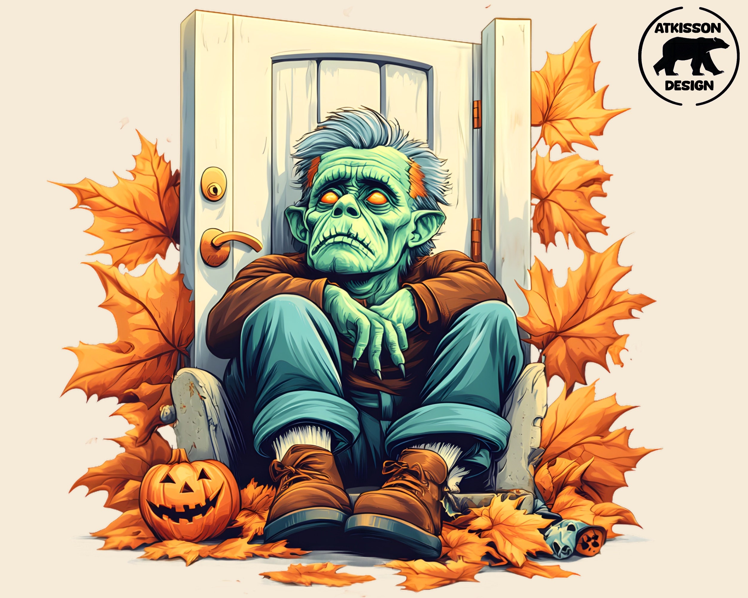 Frankenstein Monster Clipart Halloween PNG Classic Monster Vector ...