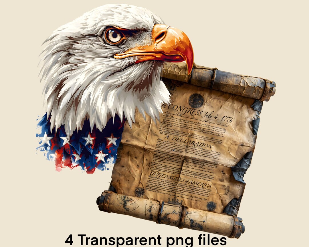 Fourth of July Clipart a Declaration of Independence Graphic Design ...