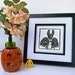 Vampire Bat Linocut Print From My 'horror High' - Etsy UK