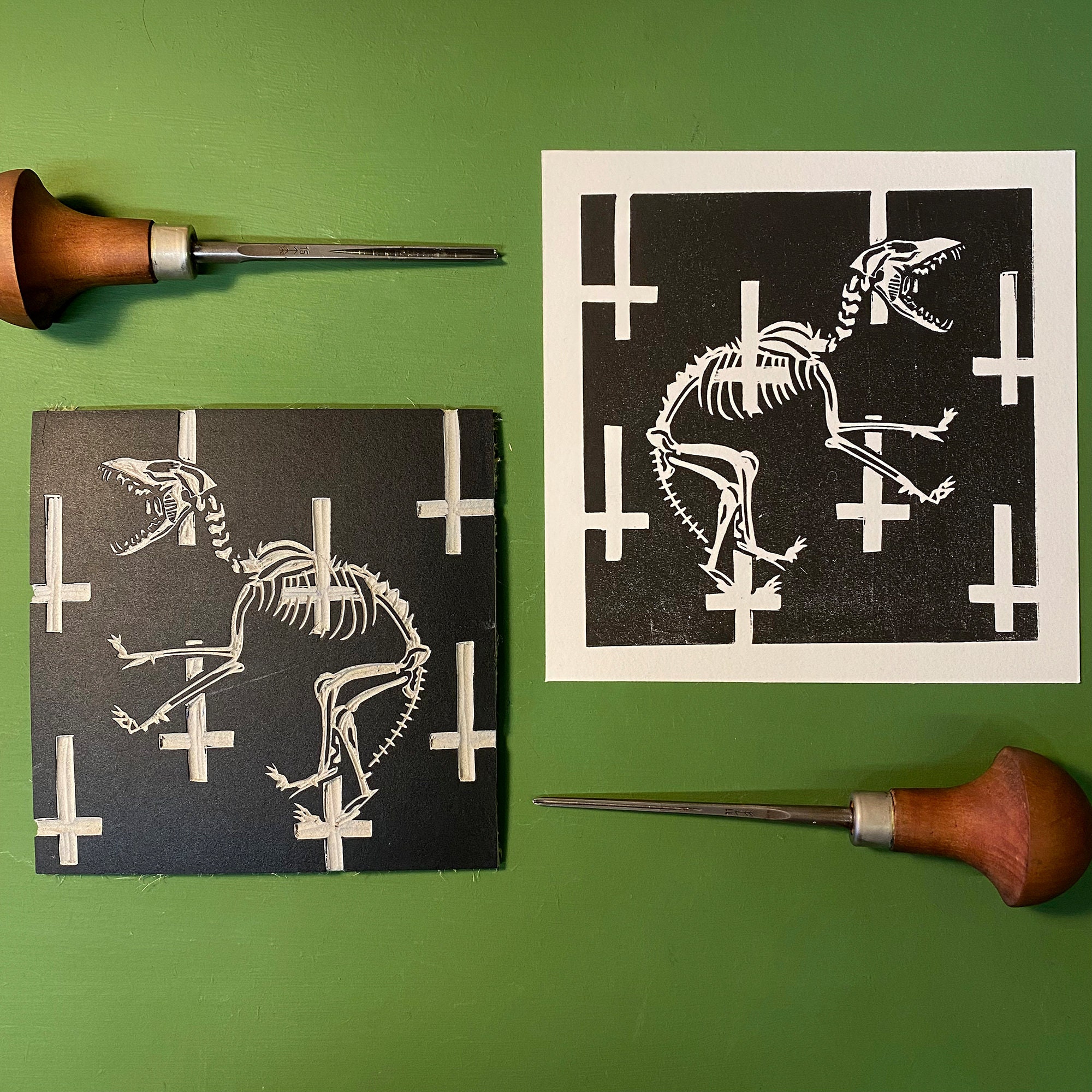 The Omen. the Jackal and the Antichrist. Gothic Home Decor - Etsy