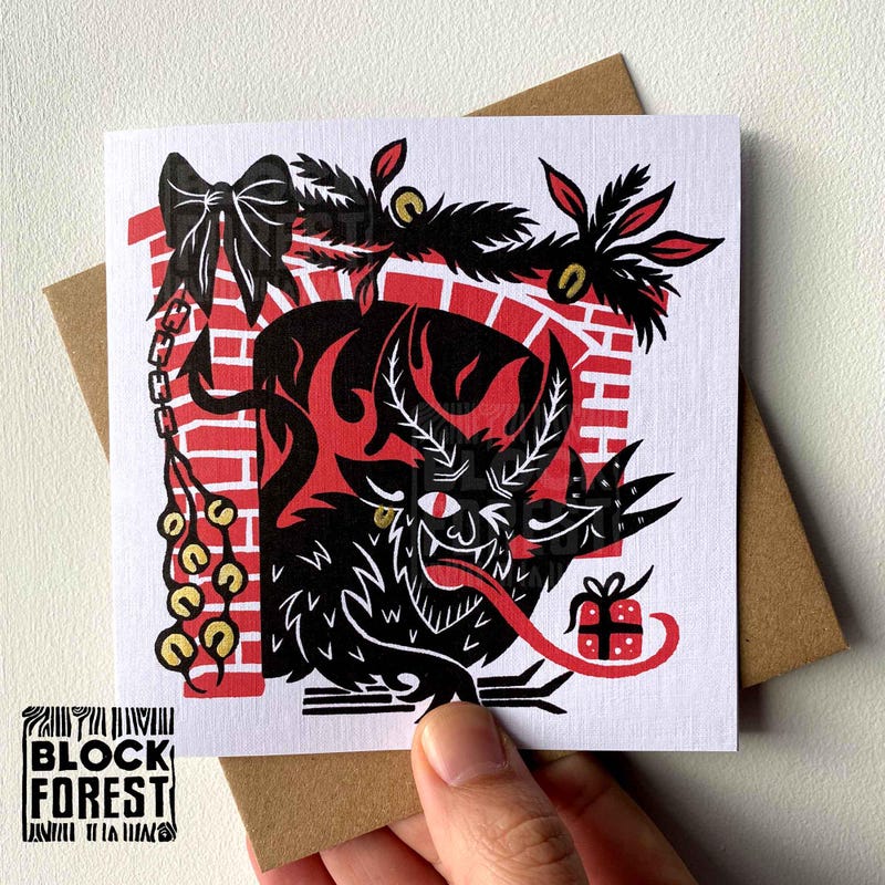 Gothic Cat Christmas Cards - Etsy UK