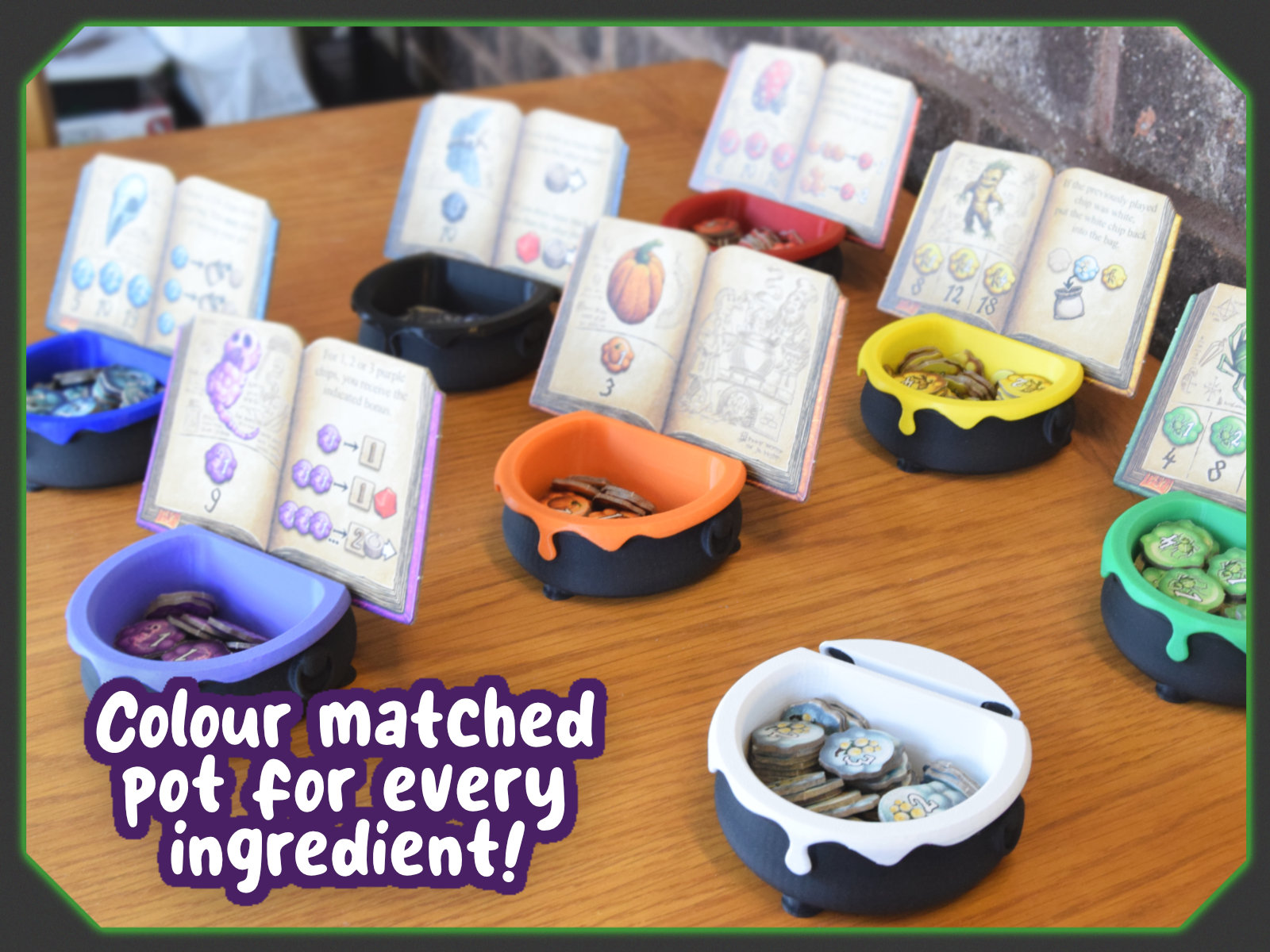 Quacks of Quedlinburg Token Cauldrons / Token Holder / Storage - Etsy