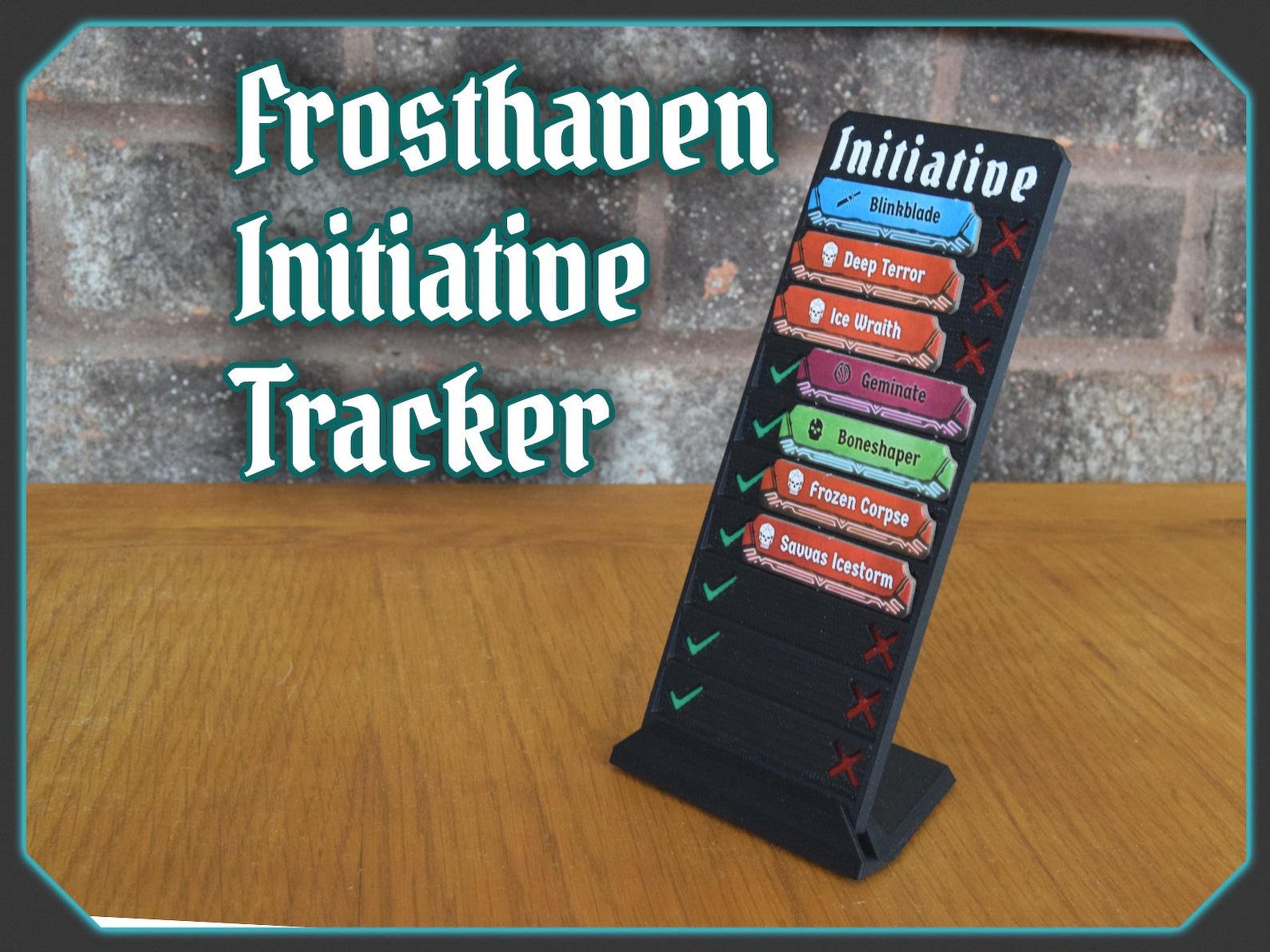 Frosthaven Initiative Tracker / Initiative Tracker / Board - Etsy