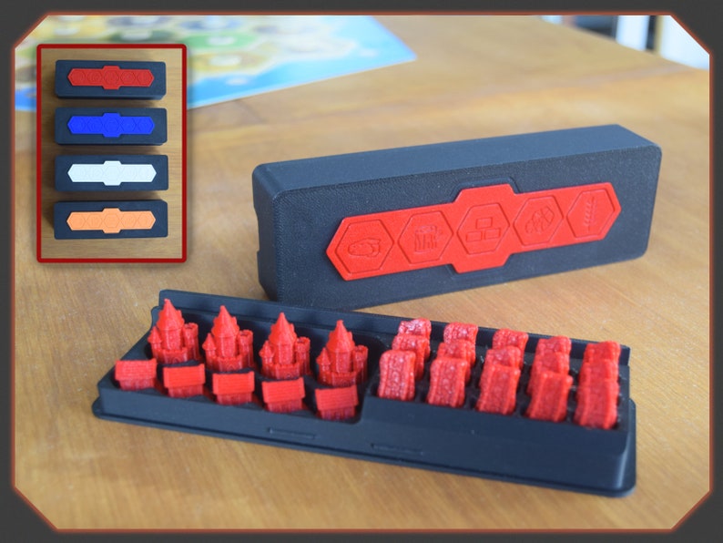 Catan Upgraded Player Pieces & Dashboard / Tokens / Upgrade / Game Add ...