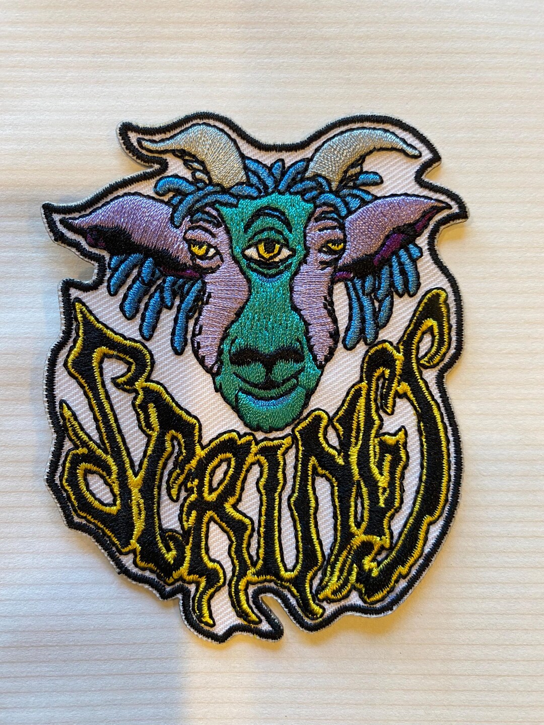 Three-eyed Dread Billy Goat Patch - Etsy