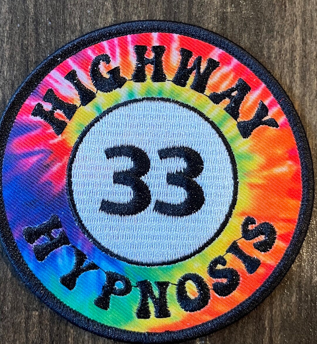 Highway Hypnosis 33 Embroidered Patch - Etsy