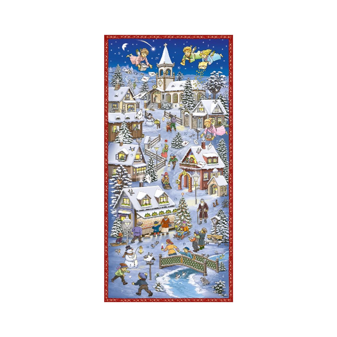 German Advent Calendar Angel Mail Extra Tall - Etsy