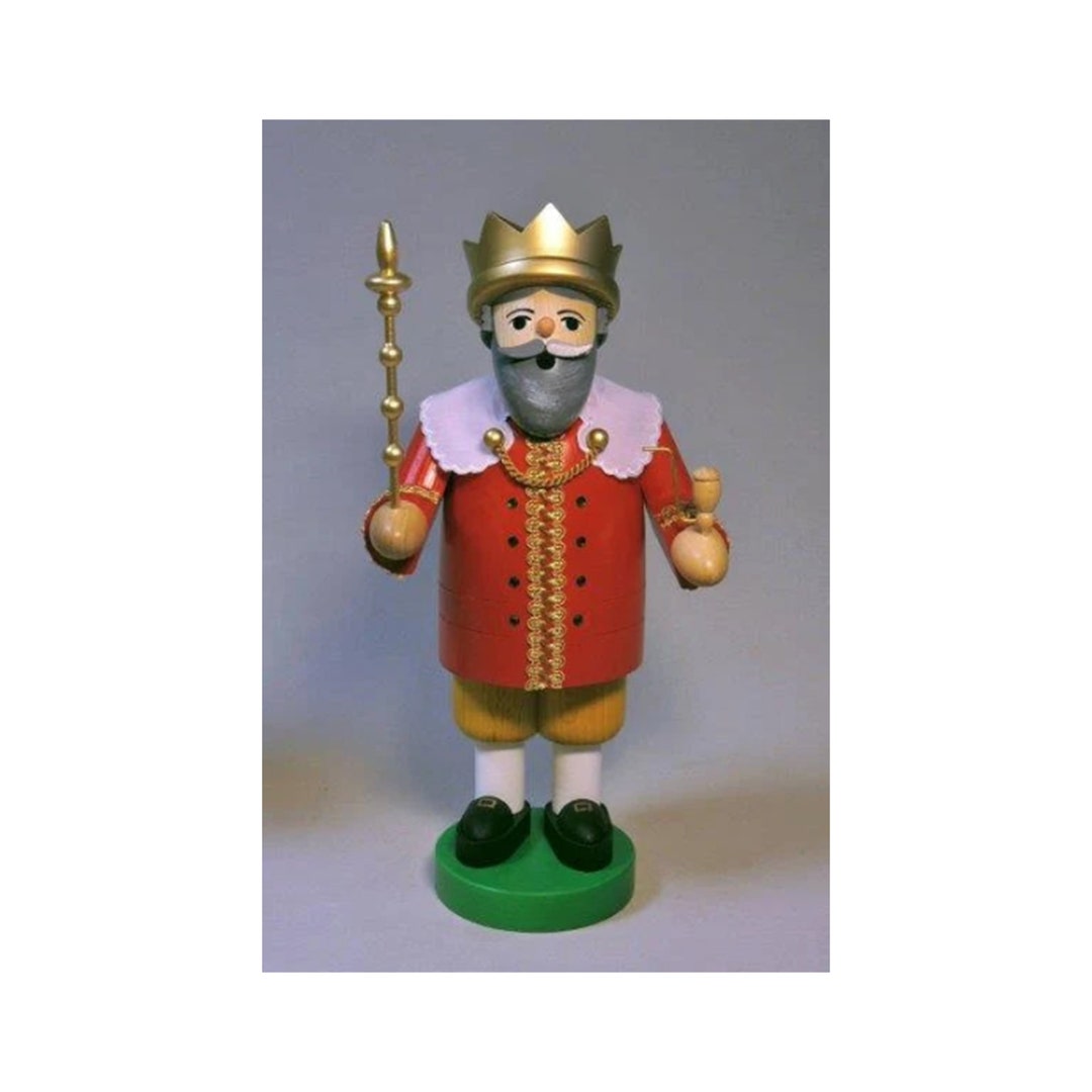 German Erzgebirge Smoker Figure: "large Deluxe King" by Richard ...