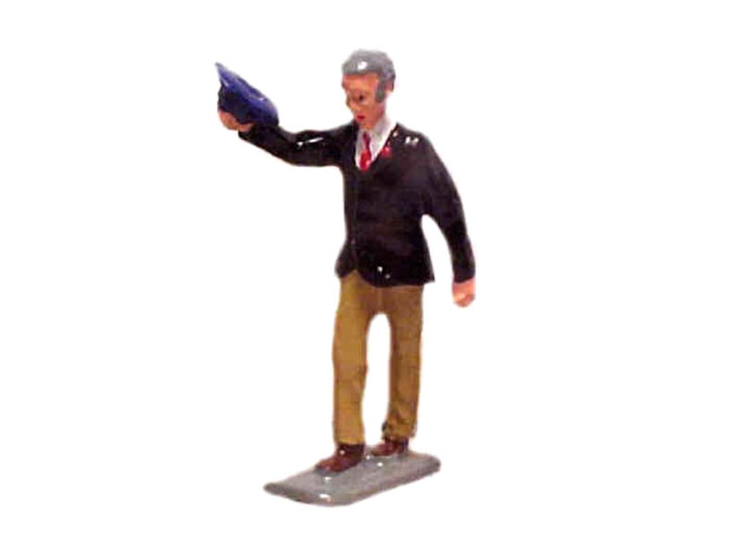 Polite Man - Hand Cast Vintage Style Metal Figure - Etsy