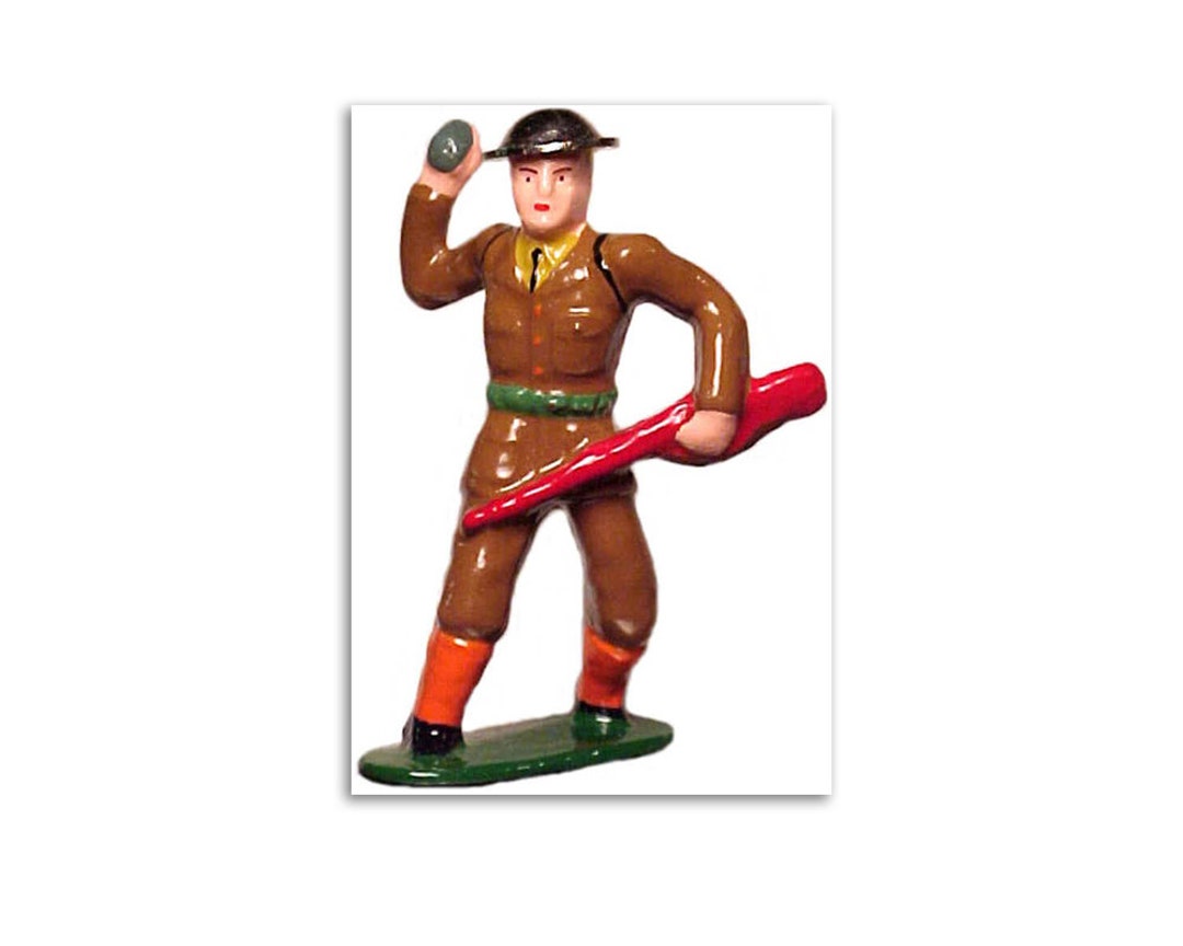 Bomb Thrower Very Rare “tall” Version - Hand Cast Style Metal Figure - Etsy