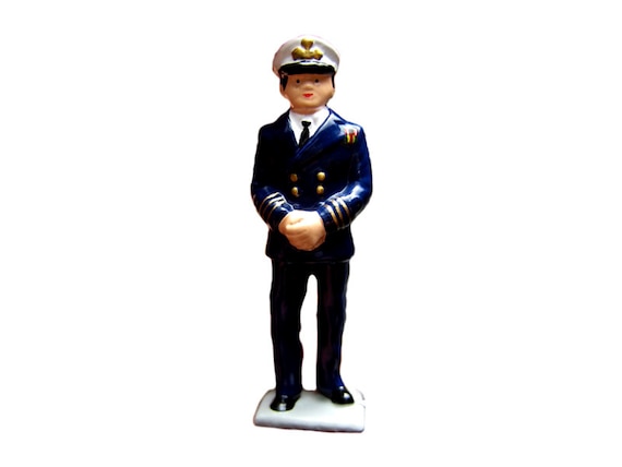 Naval Officer Hand Cast Vintage Style Metal Figure - Etsy