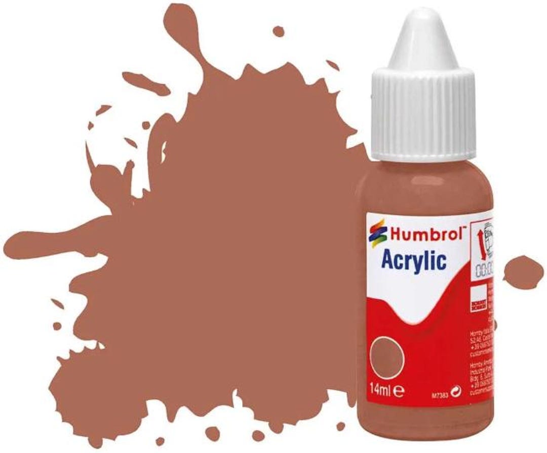 Humbrol Acrylic Model Paint: Rust, Matte, Shade #113 - 14 Ml Dropper ...