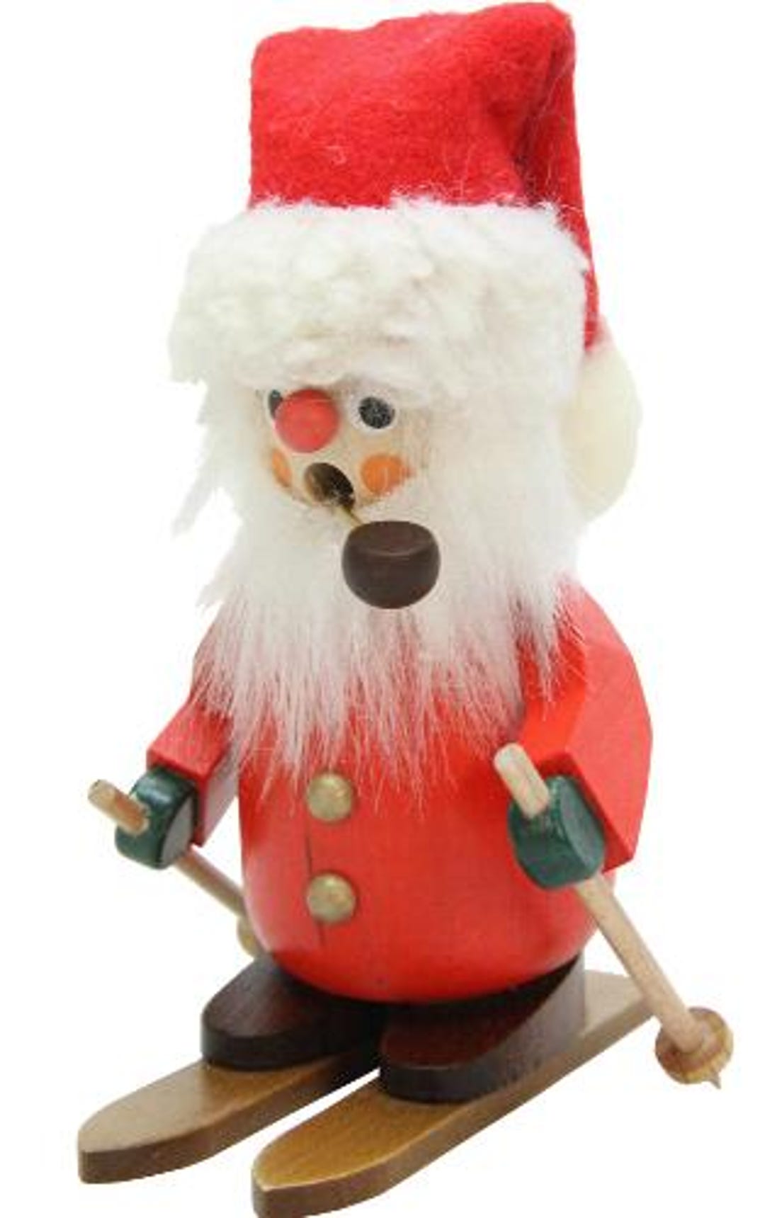 German Erzgebirge Smoker Figure: Christian Ulbricht "small Santa on ...