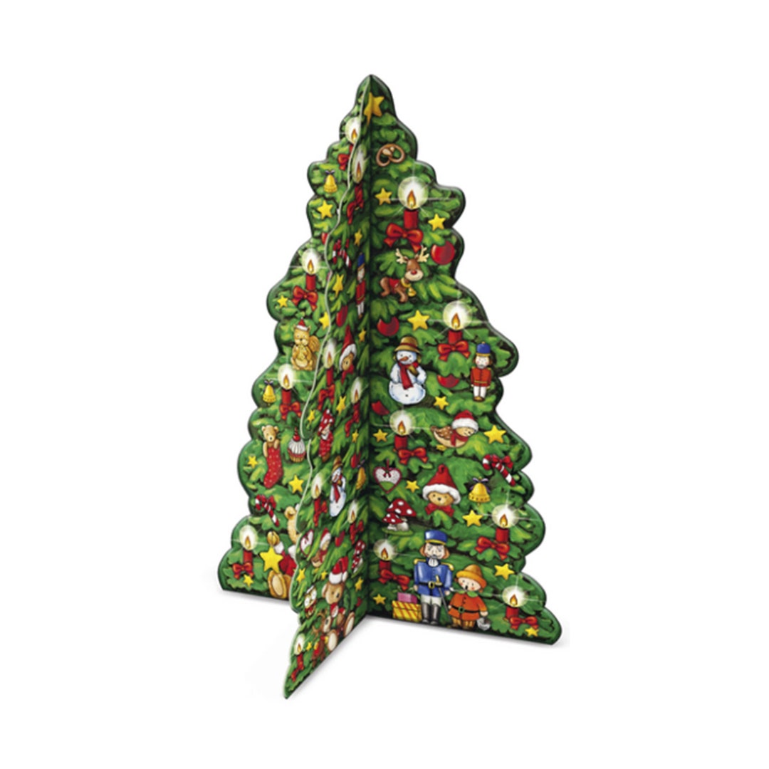 German Advent Calendar Stand up Christmas Tree - Etsy