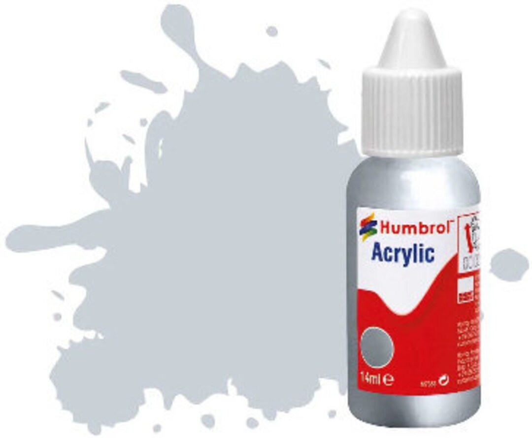 Humbrol Acrylic Model Paint: Aluminum, Metallic, Shade #56 - 14 Ml ...