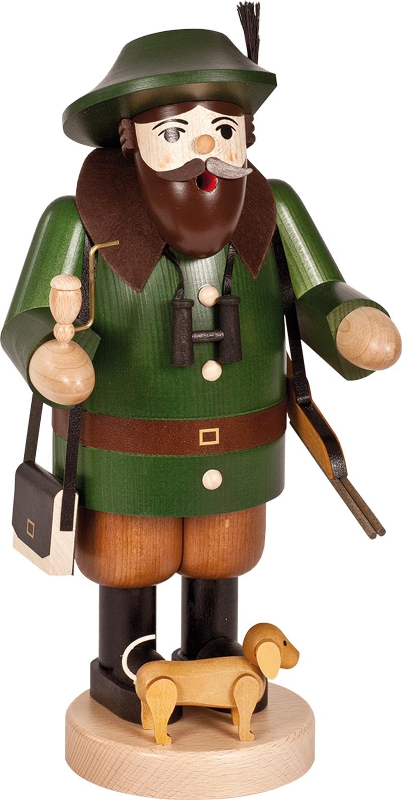 German Erzgebirge Smoker Figure: large Deluxe Forester - Etsy