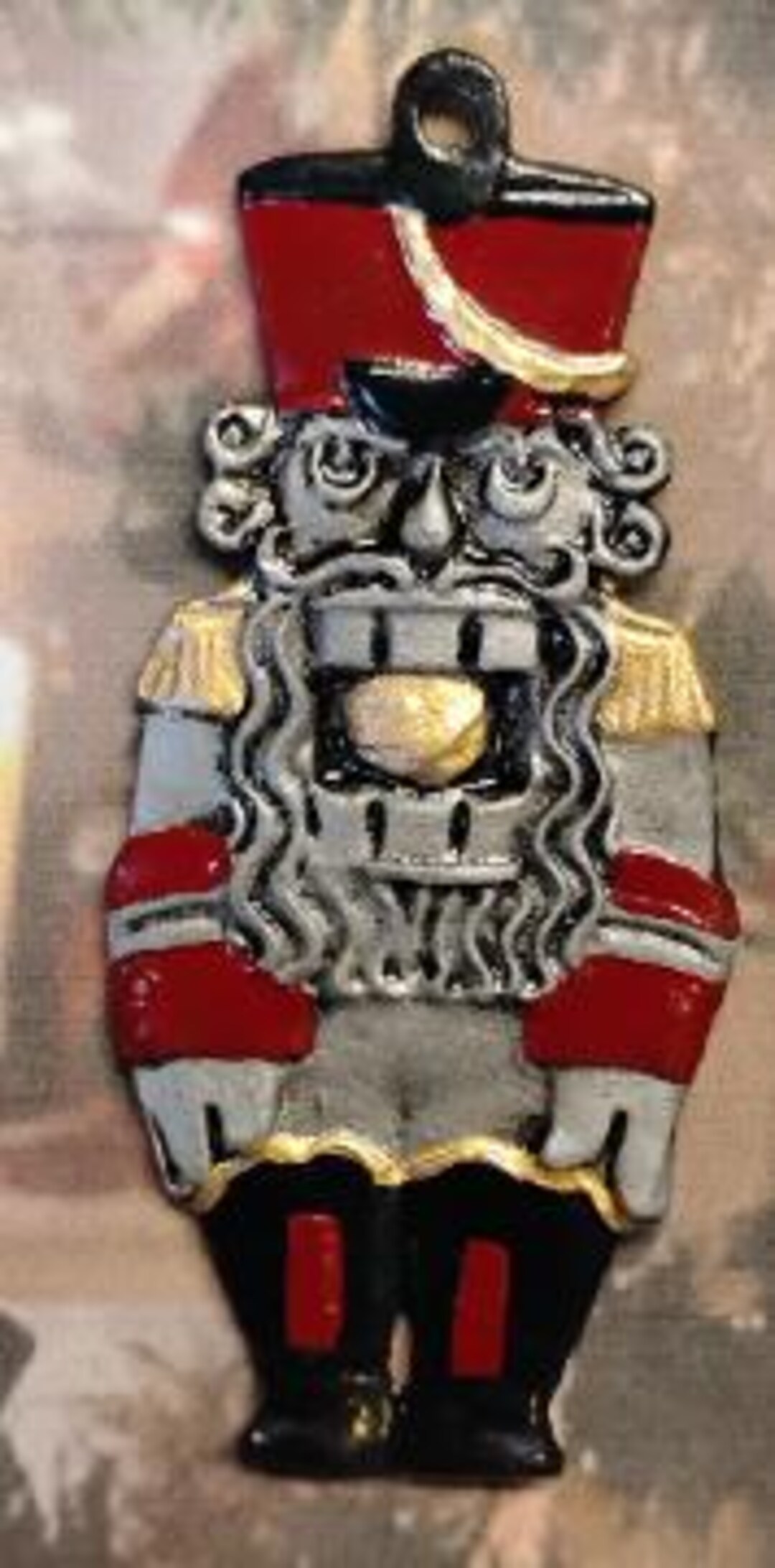 Victorian Style Pewter Ornament: Nutcracker - Hand Cast & Painted - Etsy