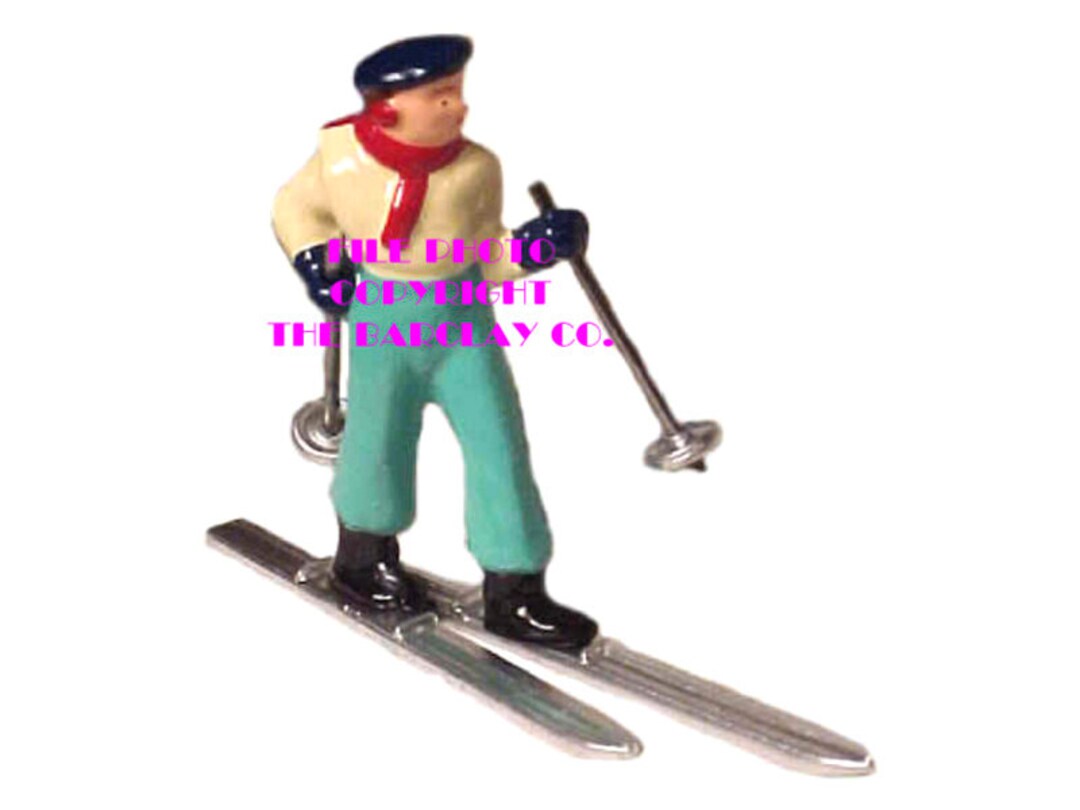 Cross Country Skier - Hand Cast Vintage Style Metal Figure for ...