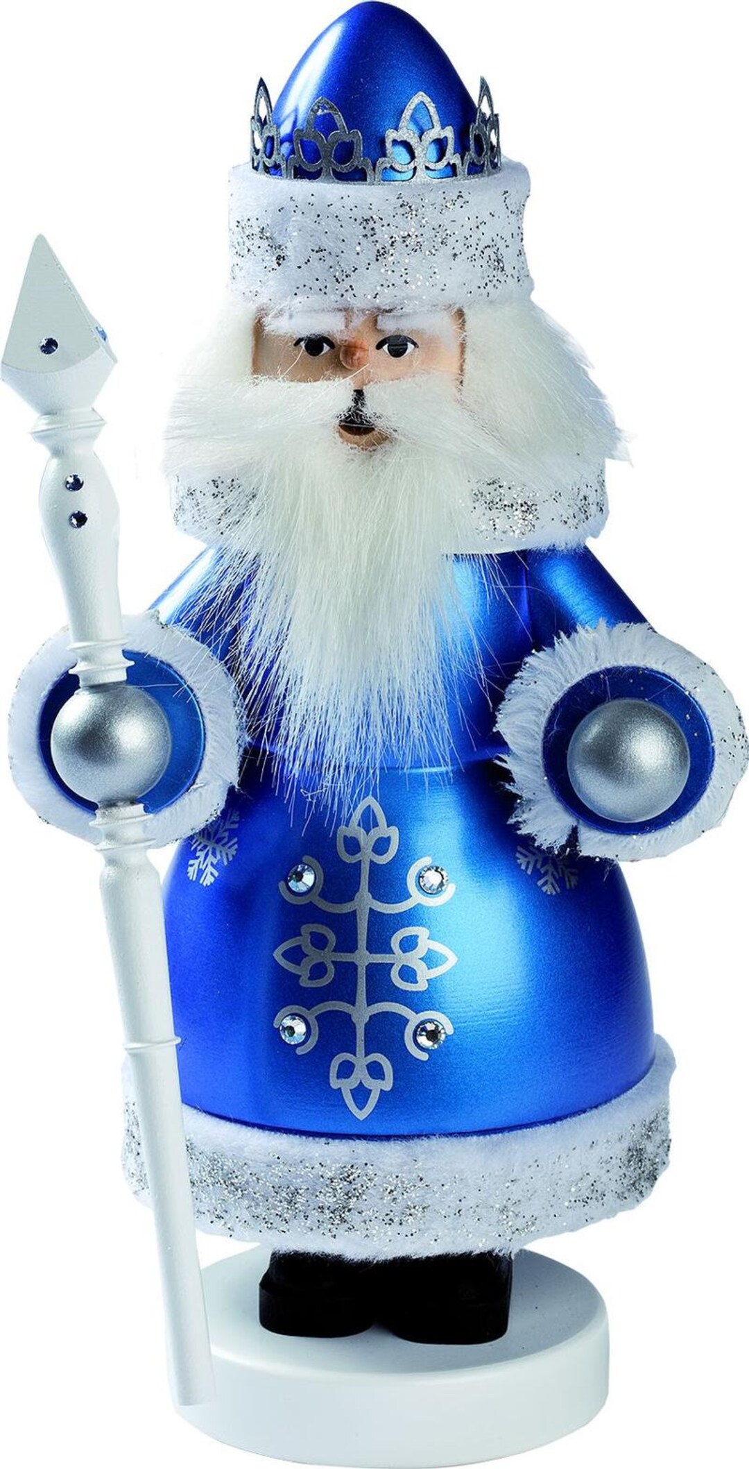 German Erzgebirge Smoker Figure: "deluxe Jack Frost, Blue" by Richard ...
