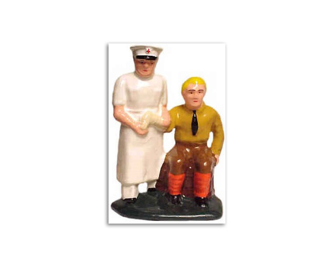 Surgeon W/ Soldier - Hand Cast Style Metal Figure - Etsy