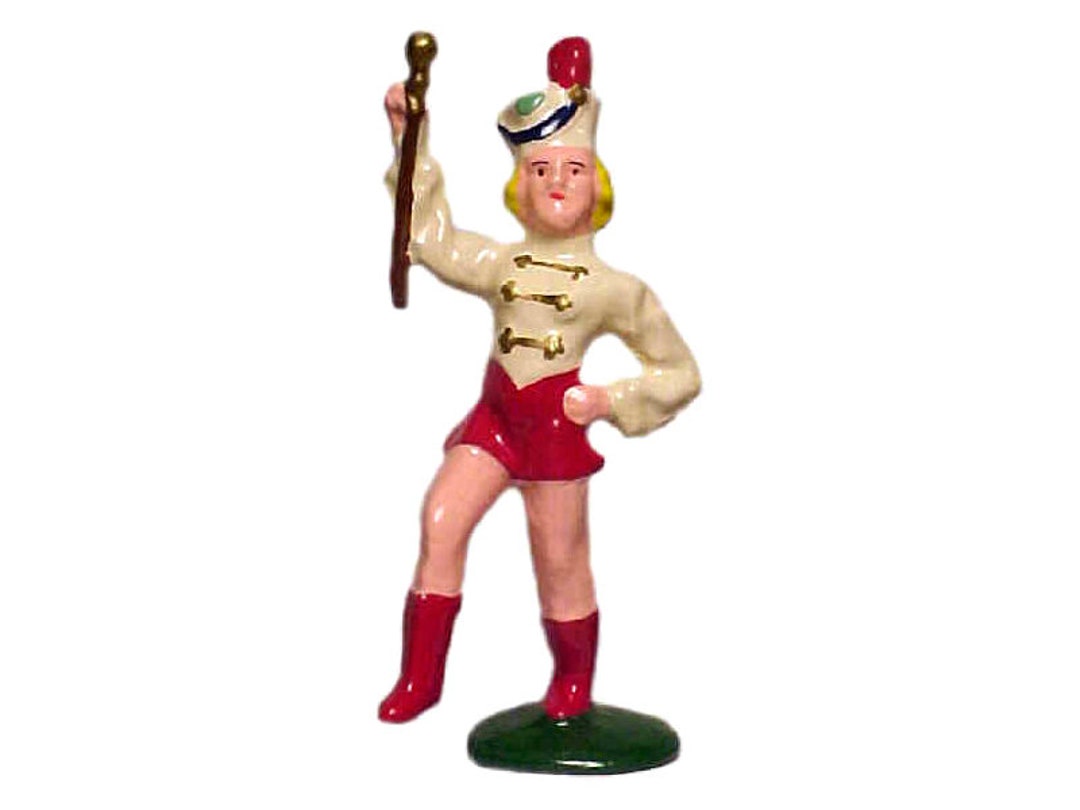 Marching Majorette - Hand Cast Vintage Style Metal Figure for Christmas ...