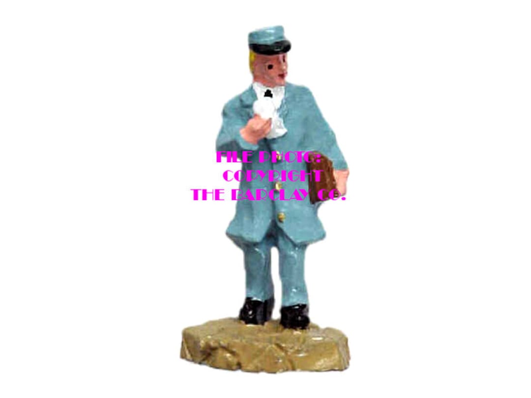 Postman With Letter - Hand Cast Vintage Style Metal Figure - Etsy
