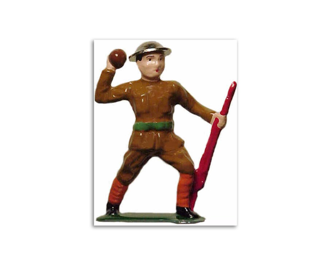 Bomb Thrower Rifle on Ground Hand Cast Style Metal Figure - Etsy Norway