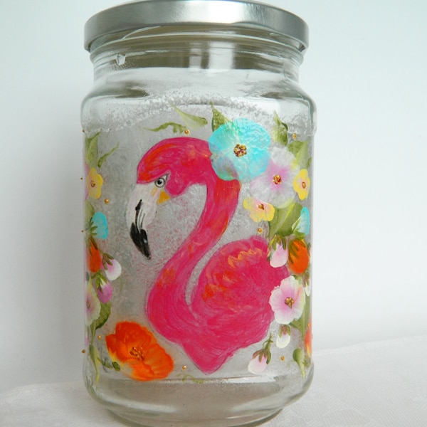 Flamingo Cookie Jar - Etsy