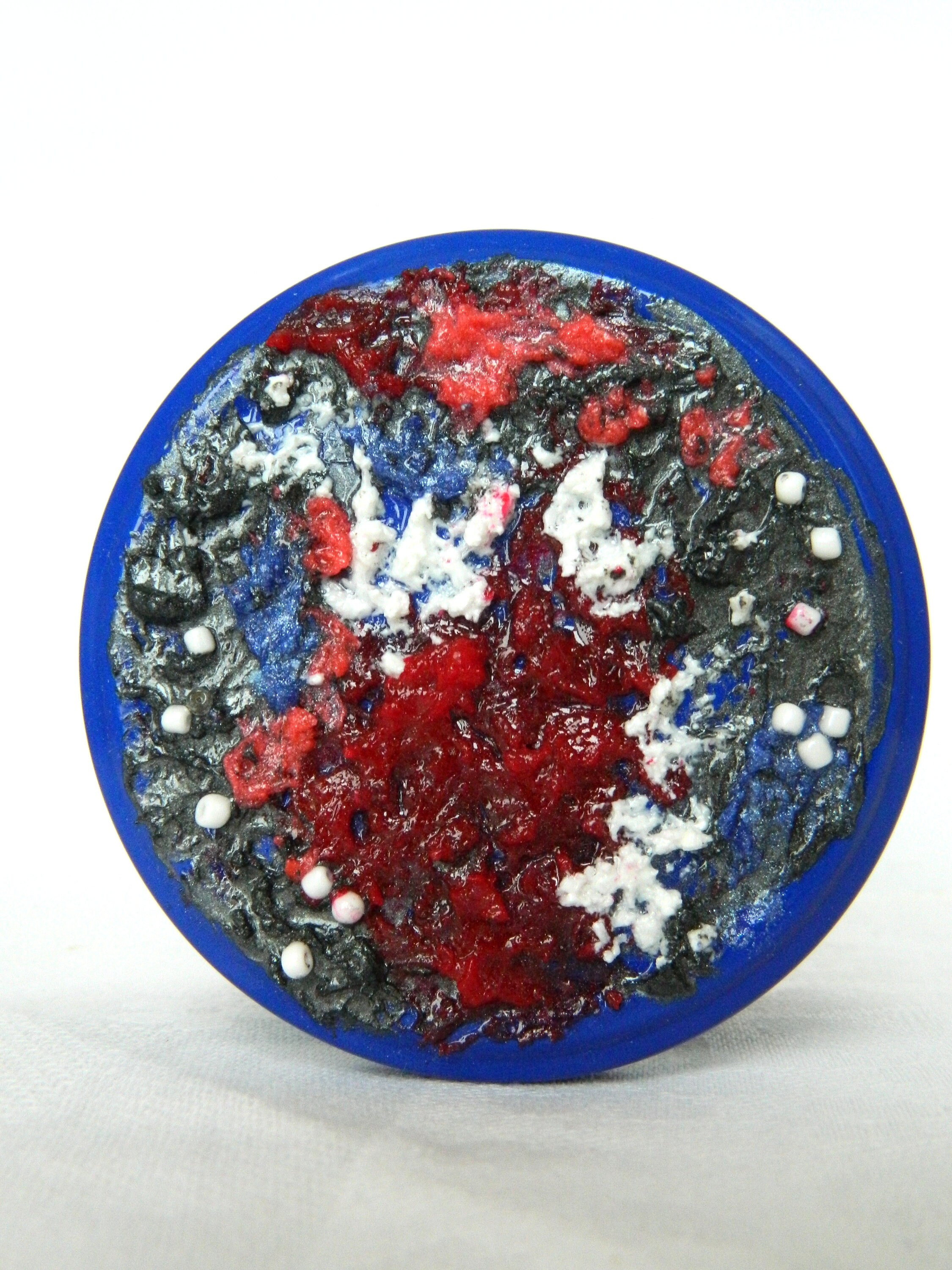 Space Nebula Coffee Canister Hand Painted Galaxy Glass Coffee - Etsy