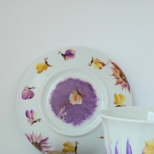 Purple Tea Set Women-violet Teacup and Saucer Porcelain - Etsy