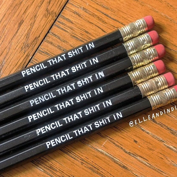 Funny Pencils - Etsy UK