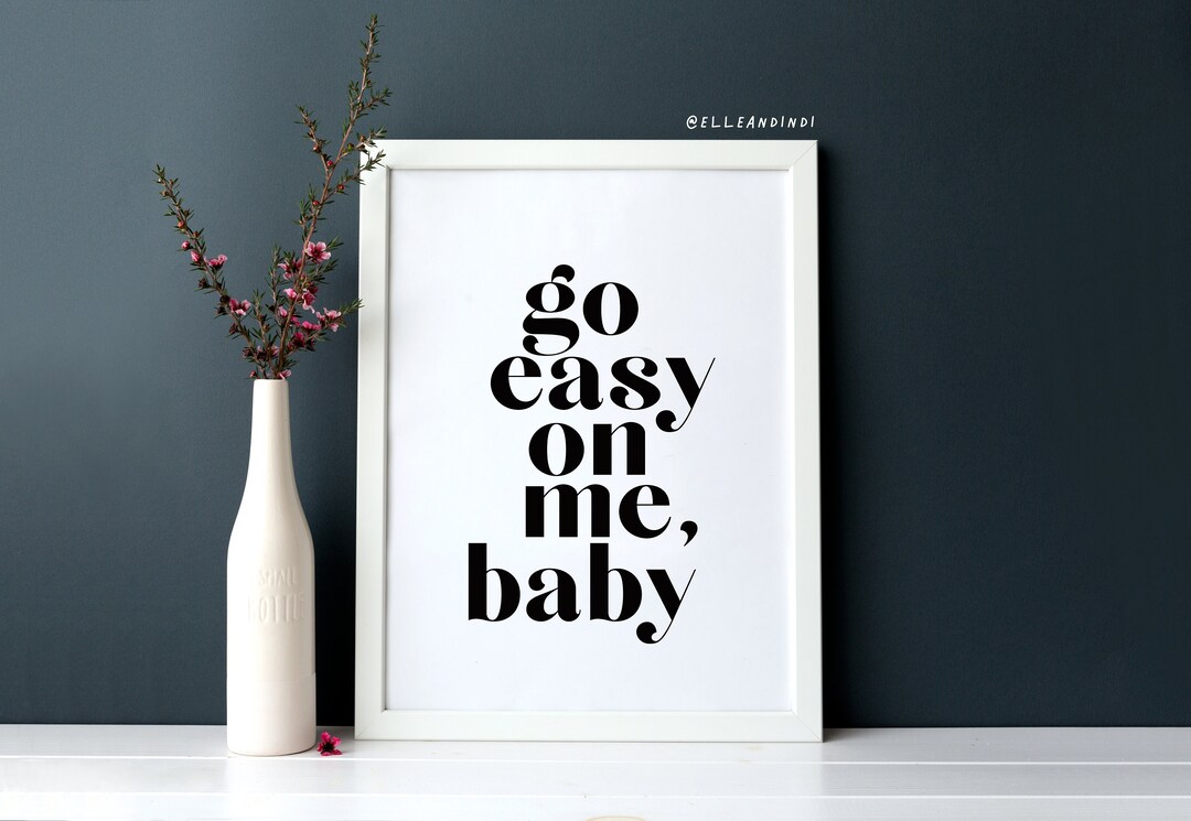 Adele // Go Easy on Me // Lyrics // Art // Music // Print // Poster ...