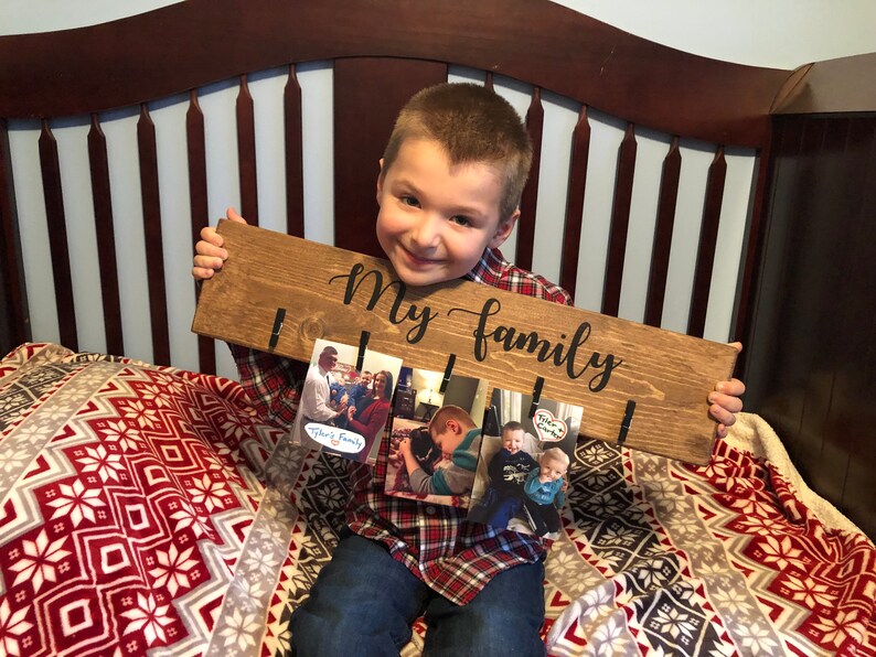 My Family Sign / Making Memories Sign / Family Photo Sign / | Etsy