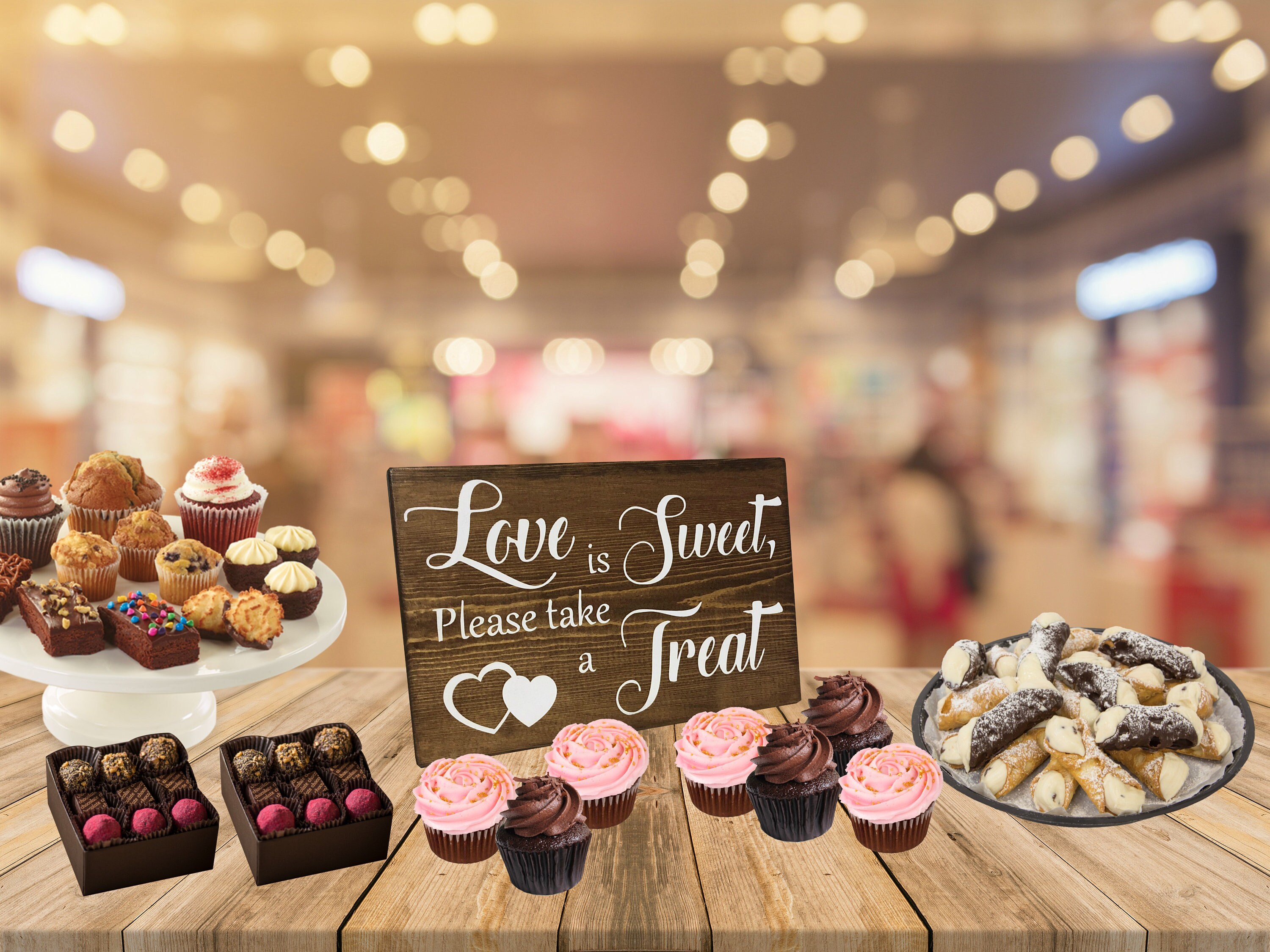 Love is Sweet Please Take a Treat / Take a Treat Sign / | Etsy