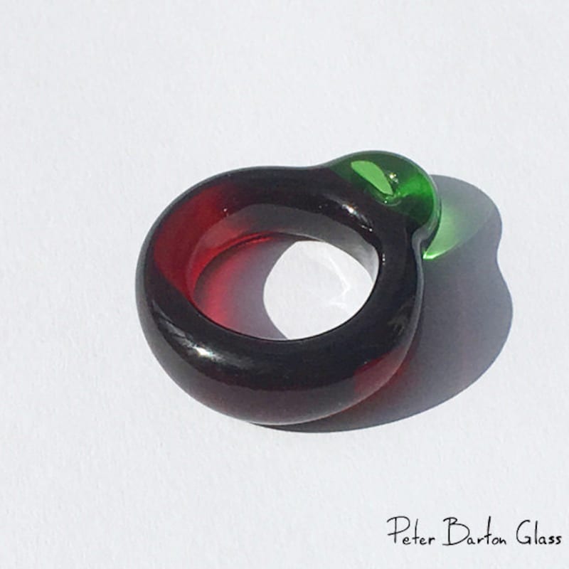 Borosilicate Glass Ring - Etsy