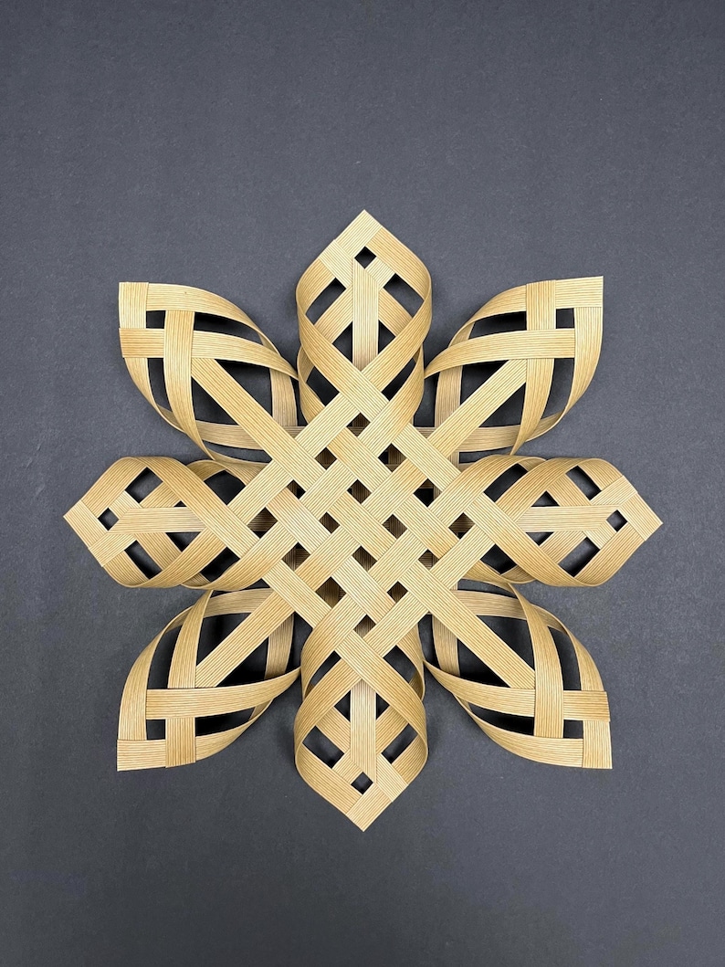 Handwoven Christmas Tree Topper / Multiple Color Options / Scandinavian ...